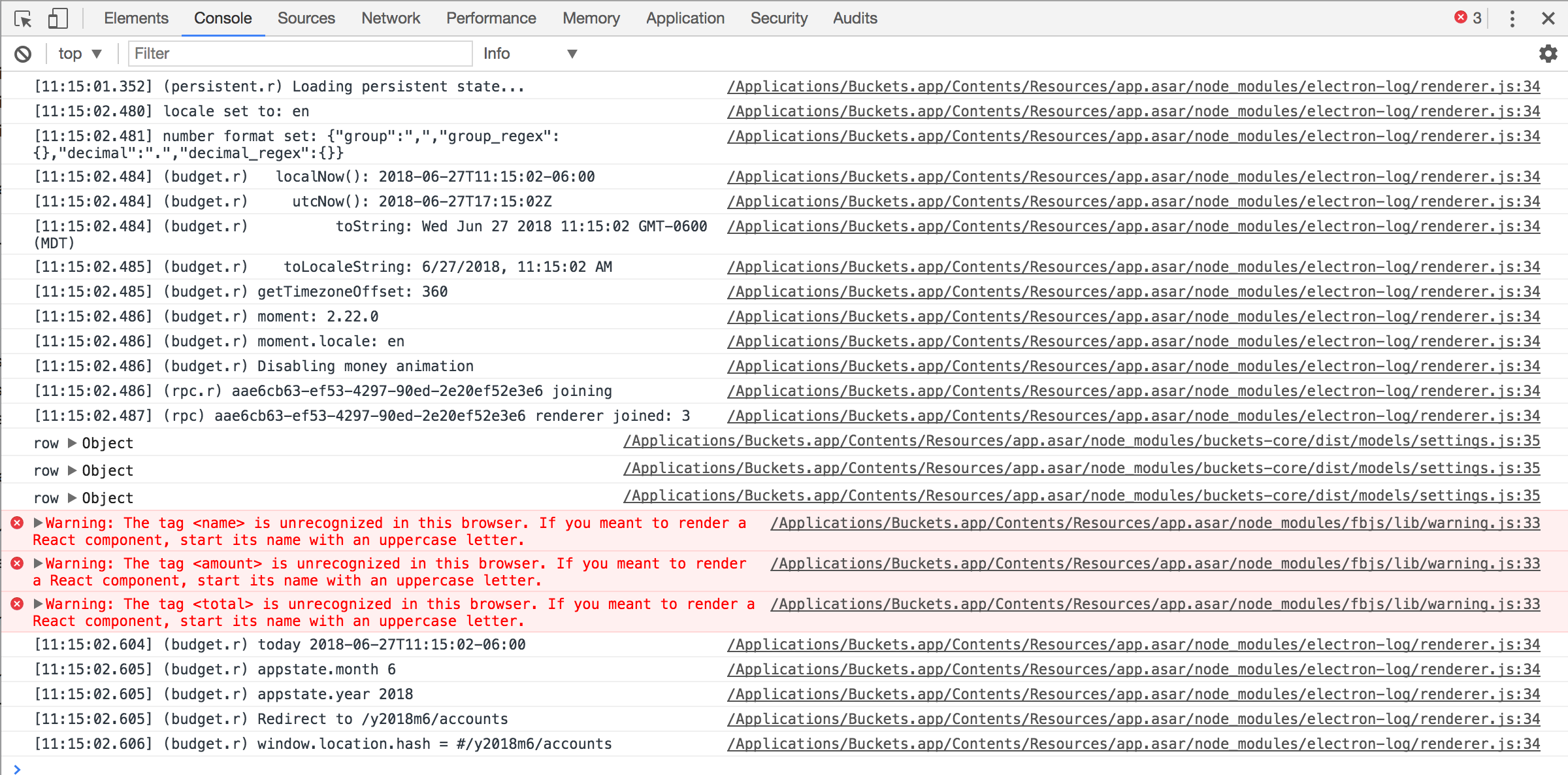 App shows empty window after selecting budget file · Issue #252 · buckets/application · GitHub