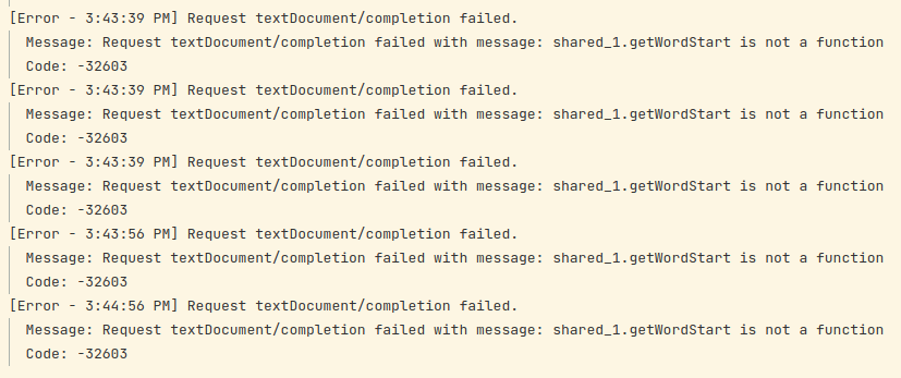 shared_1.getWordStart is not a function · Issue #271 · vuejs/language-tools · GitHub