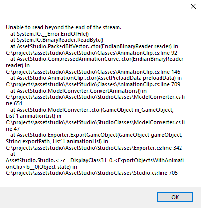 Export selected objects with AnimationClip seems to still be broken. · Issue #257 · Perfare ...