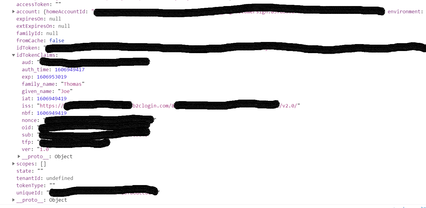 No return access token from either loginRedirect or acquireTokenSilent · Issue #2681 · AzureAD ...