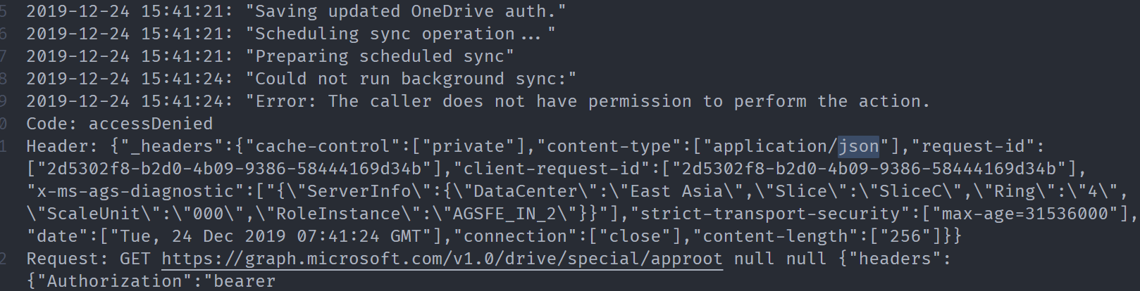 Error syncing with OneDrive · Issue #2166 · laurent22/joplin · GitHub