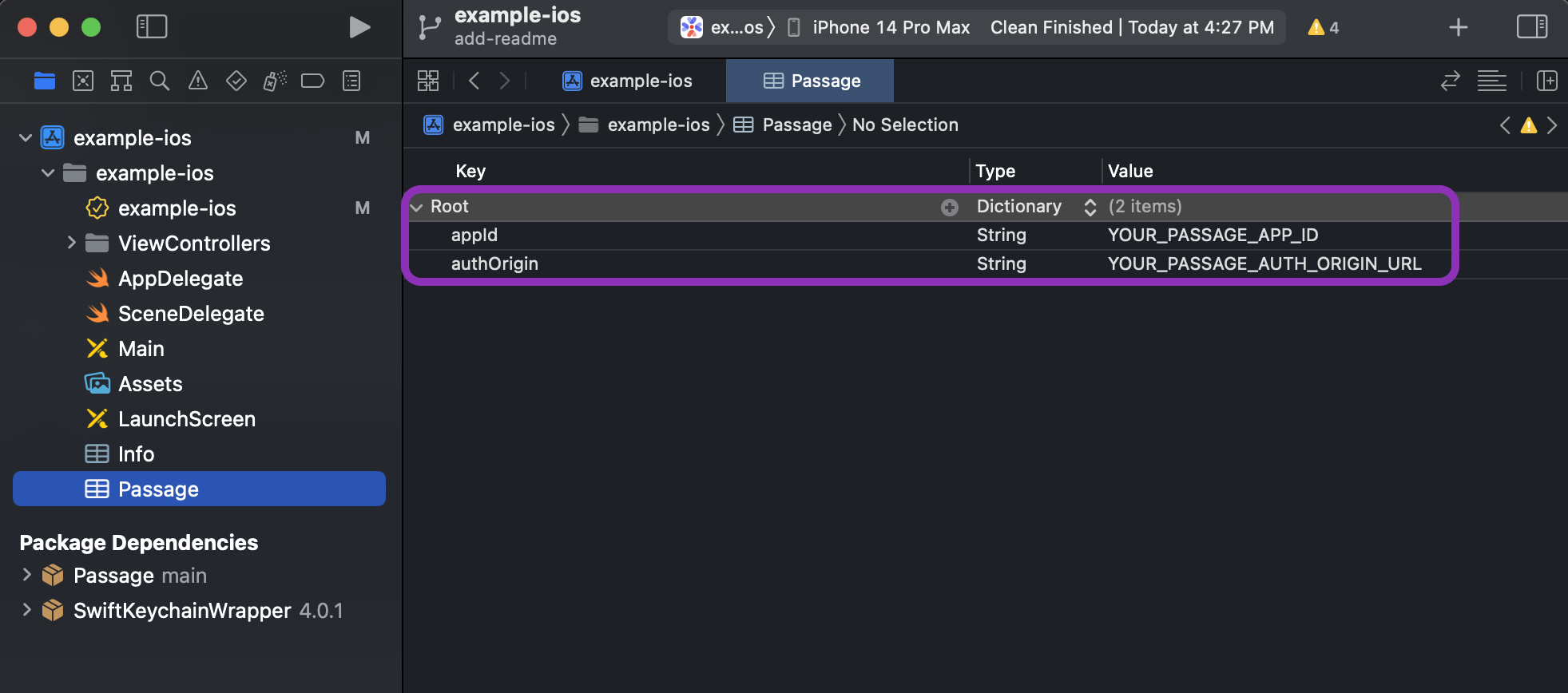 GitHub Passageidentity example ios GitHub Passageidentity example ios