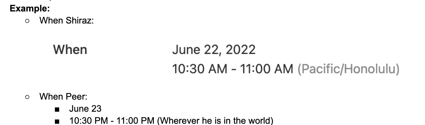 Display the times I’m selecting in the other users Time Zone as well · Issue #3333 · calcom/cal ...