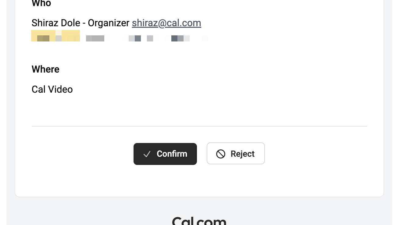 [CAL-1765] opt-in: clicking "confirm" or "reject" broken · Issue #9110 · calcom/cal.com · GitHub