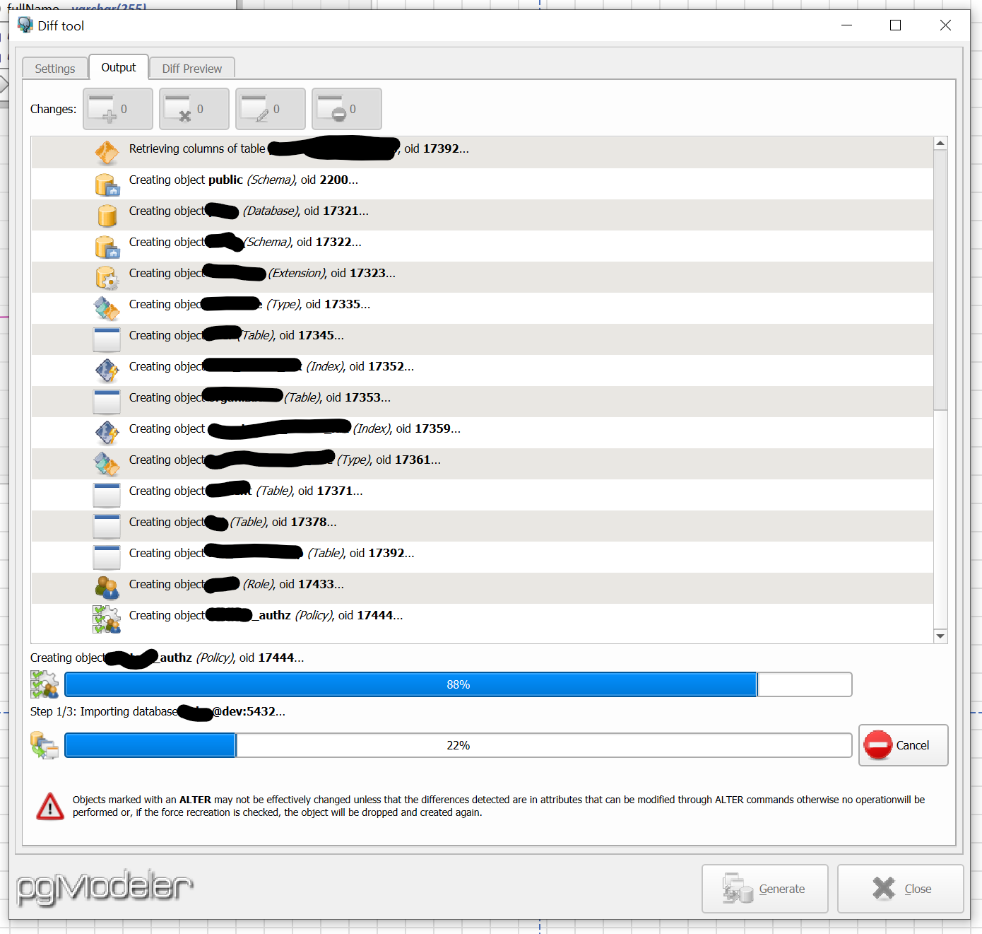 Diff tool consistently crashes when tries to create an RLS policy · Issue #1383 · pgmodeler ...