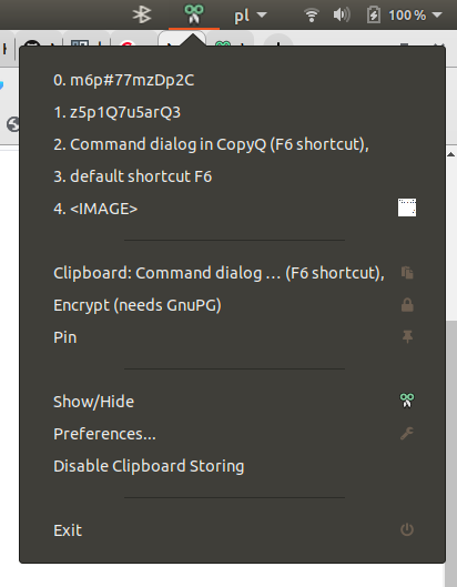 Command dialog in CopyQ F6 shortcut does not work · Issue #1294 · hluk/CopyQ · GitHub