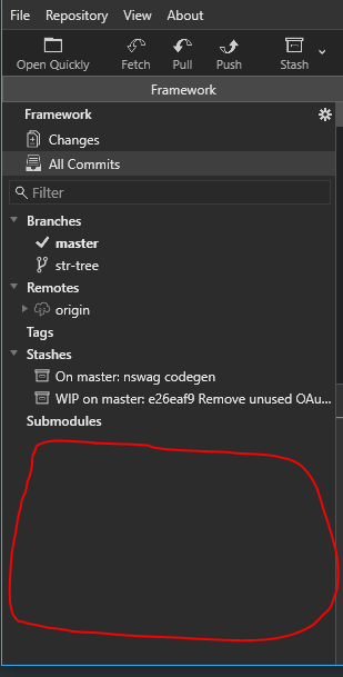 Option to make the repository list always visible · Issue #344 · fork-dev/TrackerWin · GitHub