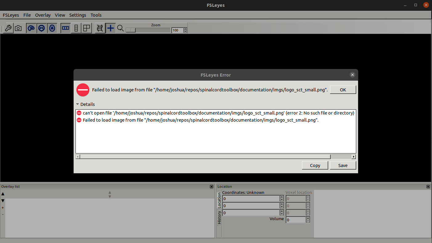 FSLeyes script doesn't work :-( · Issue #3533 · spinalcordtoolbox/spinalcordtoolbox · GitHub