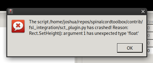 `Rect.SetHeight(): argument 1 has unexpected type ‘float’` when loading FSLeyes integration ...
