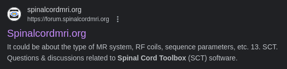 Improve SCT's web presence (e.g. in Google search results) · Issue #4067 · spinalcordtoolbox ...