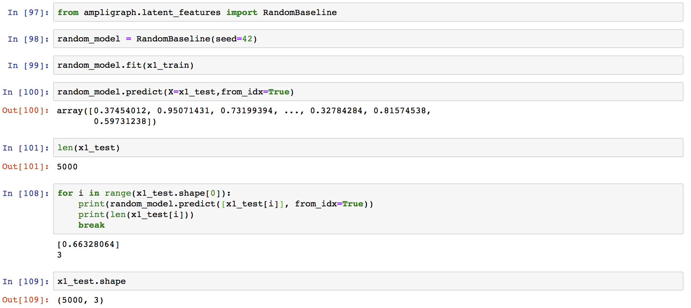 Cannot evaluate performance for Random Baseline model · Issue #51 · Accenture/AmpliGraph · GitHub