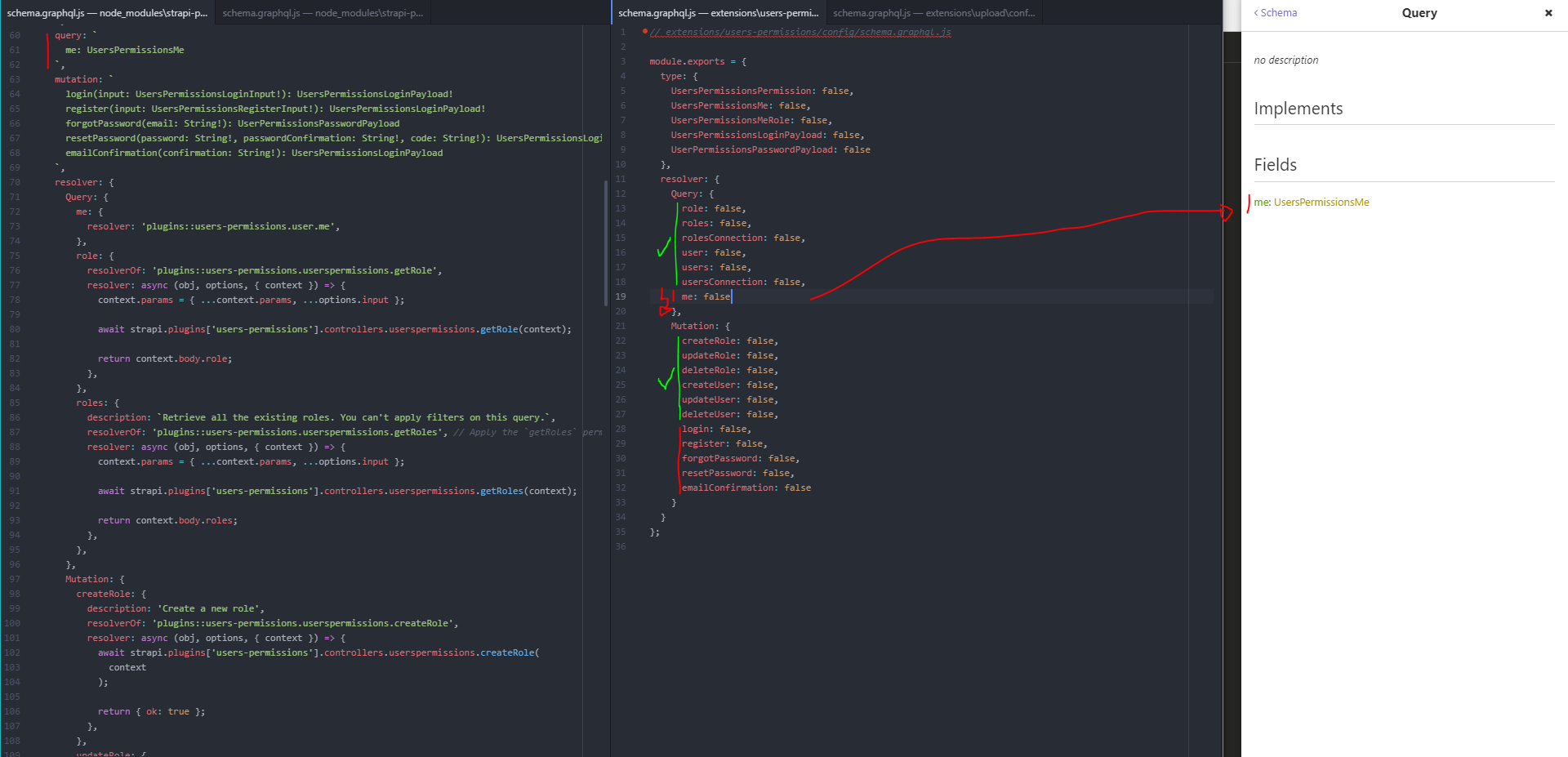 Cannot override or disable certain GraphQL resolvers for plugins (users ...