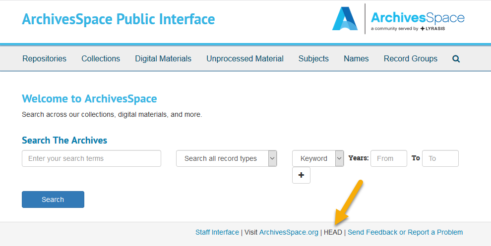 Archivesspace Docker Containers Report Their Version As Head · Issue 1305 · Archivesspace