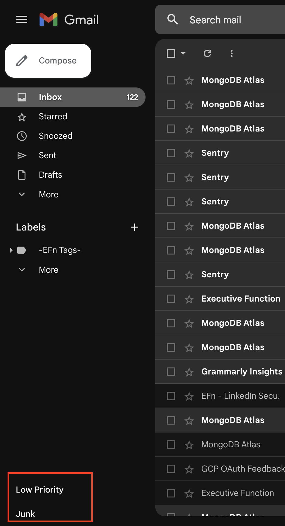 When the gmail apps are turned off, the NavItem UI and ordering are messed up. · Issue #893 ...