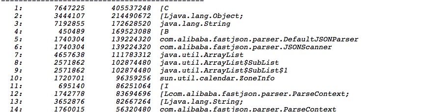 fastjson消耗了大量内存。 · Issue #2466 · alibaba/fastjson · GitHub