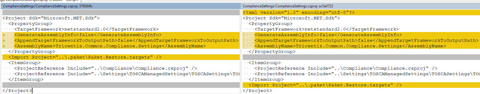 paket install modifies SDK style projects in a weird way · Issue #4143 · fsprojects/Paket · GitHub