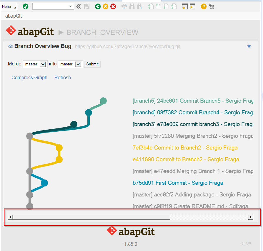 Adding Horizontal scrollbar to Branch Overview · Issue #2481 · abapGit/abapGit · GitHub