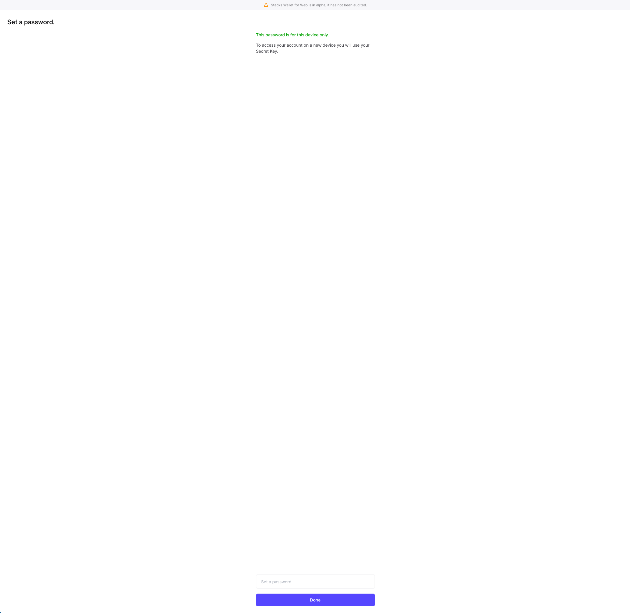 Centre onboarding elements when viewed in full page view · Issue #1133 · leather-io/extension ...