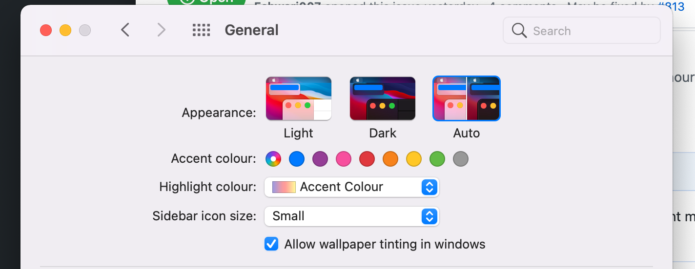 [4.2.0] Bug: Settings>Theme>Use system color node setting isn't working · Issue #817 · leather ...