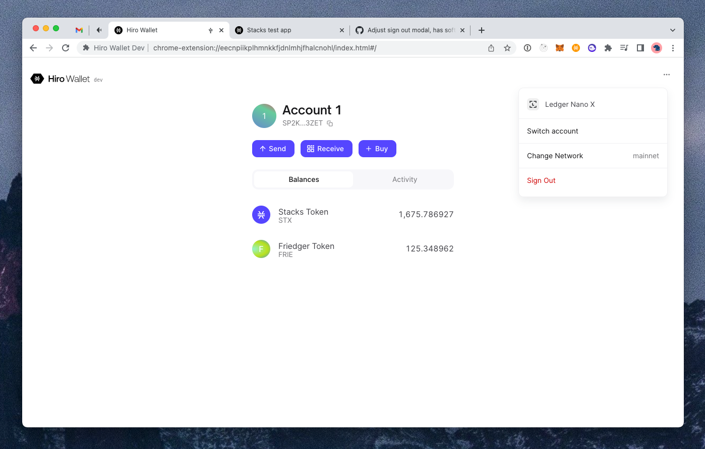 Adjust menu styles to include Ledger type · Issue #2336 · leather-io ...