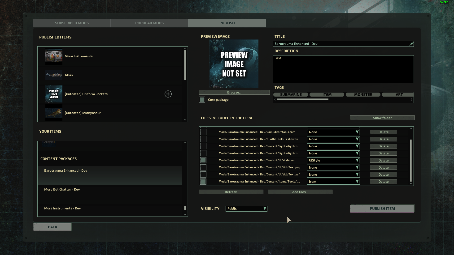 [0.9.9.1] Uploading mods as Core Content Packages doesn't work. · Issue #2798 · FakeFishGames ...