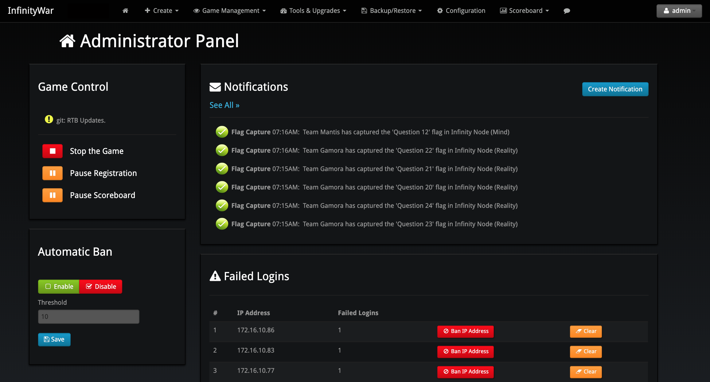 Screenshots · Issue #252 · moloch--/RootTheBox · GitHub