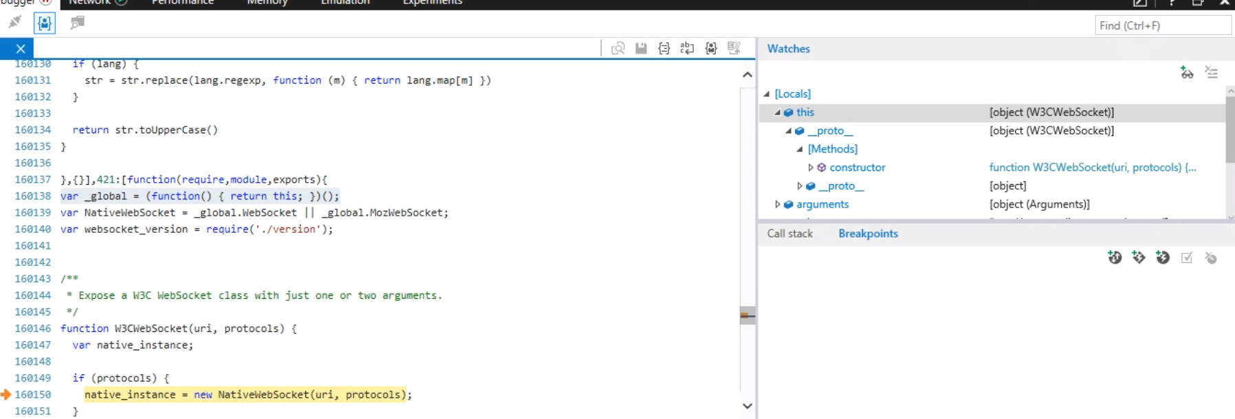 Microsoft Edge Does Not Like The W3cwebsocket Wrapper · Issue 304 · Theturtle32 Websocket Node
