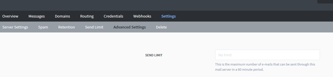 Per-Server Send Limit · Issue #721 · postalserver/postal · GitHub