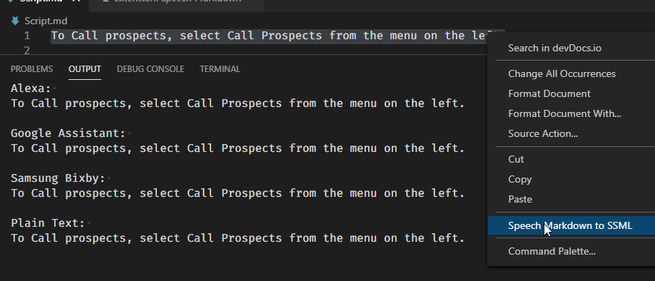 Trouble getting it working · Issue #5 · speechmarkdown/speechmarkdown-vscode · GitHub
