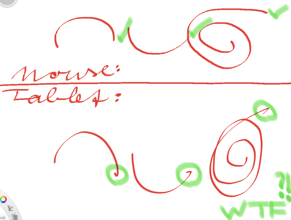 Stroke ends have odd jitter, ruining the stroke (Wacom CTL-490) · Issue #557 · hawku ...