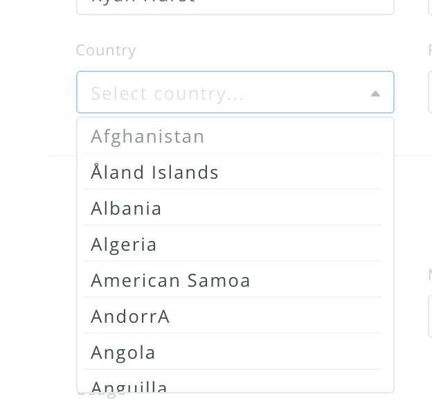 I Should Be Able To Type In Country Field To Select Country · Issue 91 · Peculiarventures 