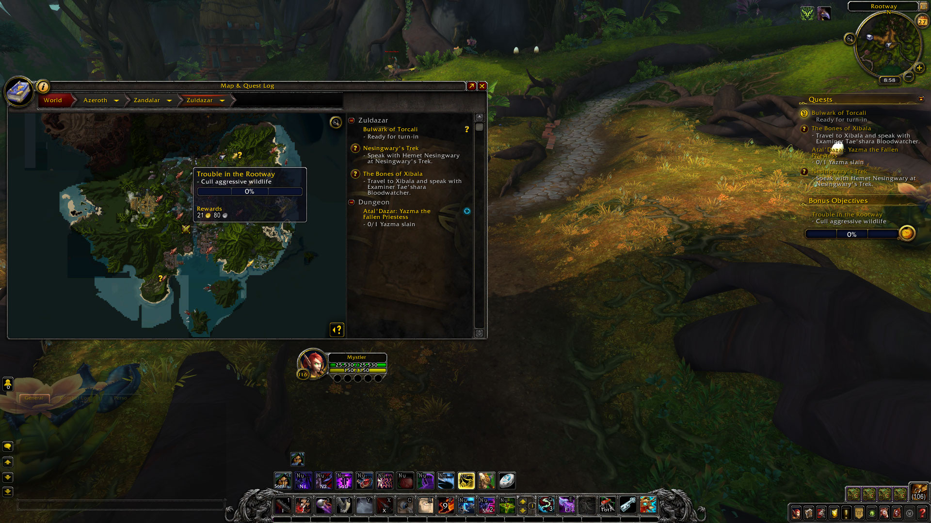 Trouble in the Rootway - Wrong Map marker · Issue #173 · SimCMinMax/WoW-BugTracker · GitHub