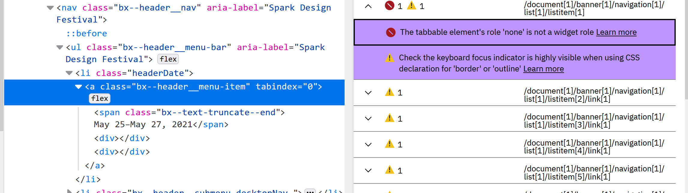 [BUG]: KCM tab stop with issues is showing the purple icon indicating no issues · Issue #1140 ...