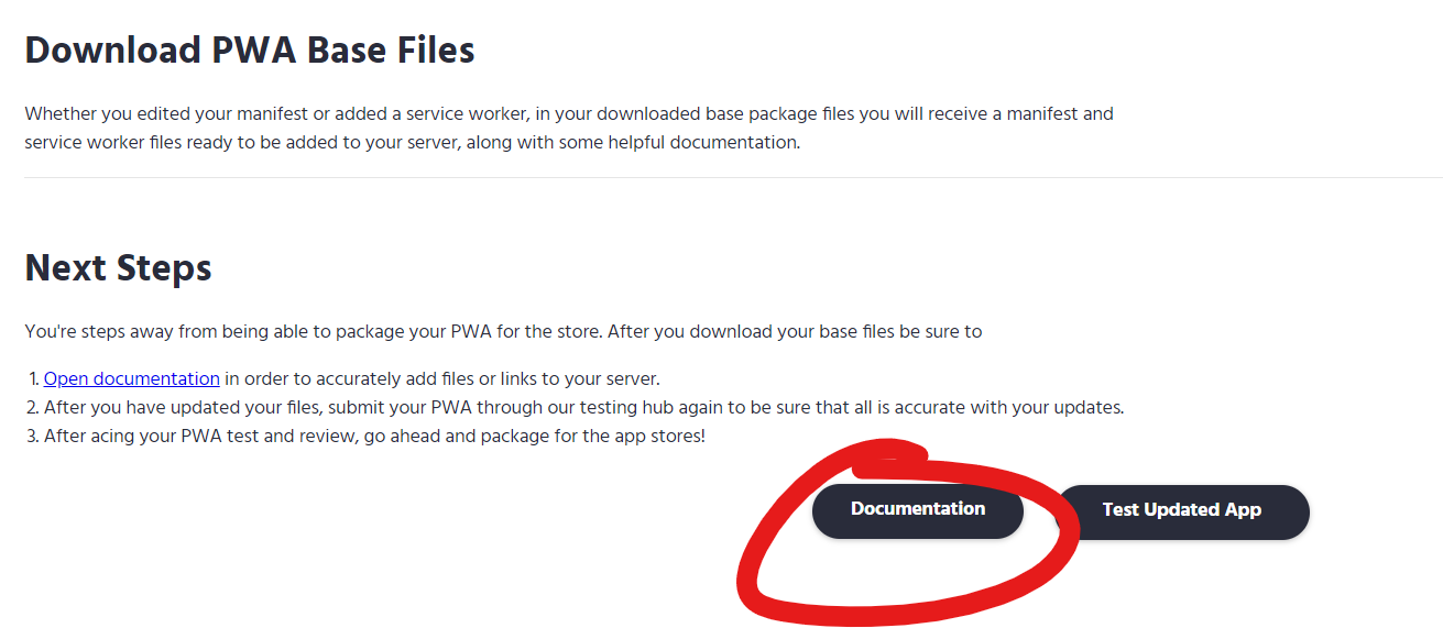 Documentation link in base package step is broken · Issue #2130 · pwa-builder/PWABuilder · GitHub