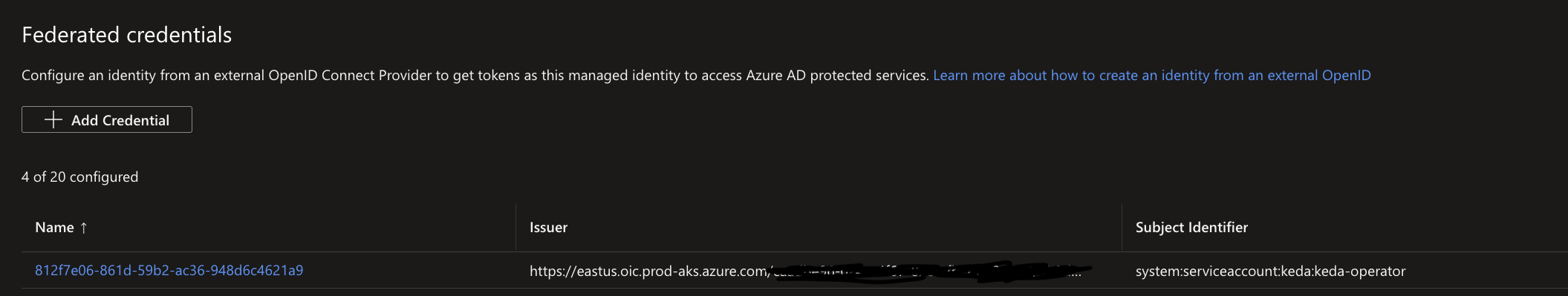 Workload Identity with KEDA · Issue #4597 · kedacore/keda · GitHub