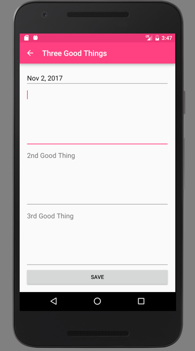 GitHub - EiriniMits/Three-Good-Things: A simple Android App which ...