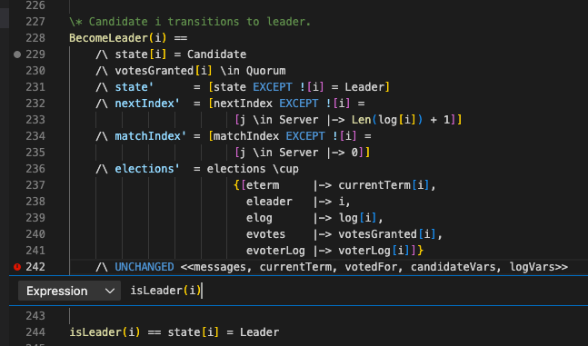 Conditional breakpoint not hit · Issue #274 · tlaplus/vscode-tlaplus · GitHub