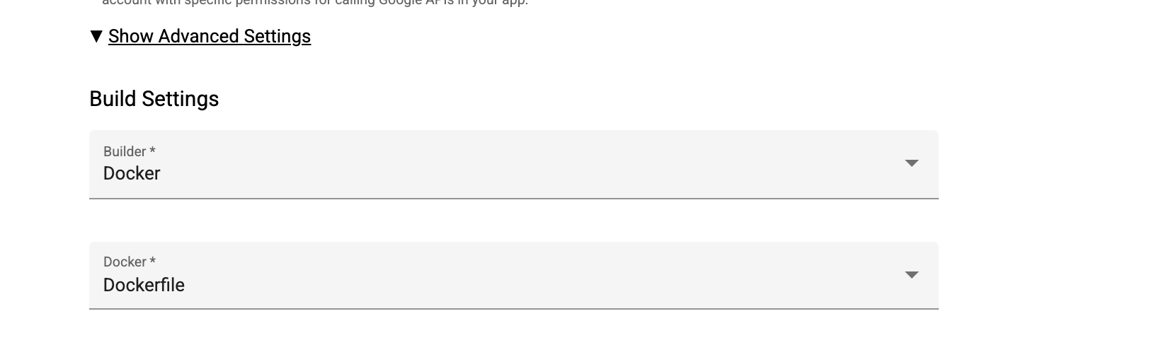 Cloud Run fully managed users may not know which builder to choose ...