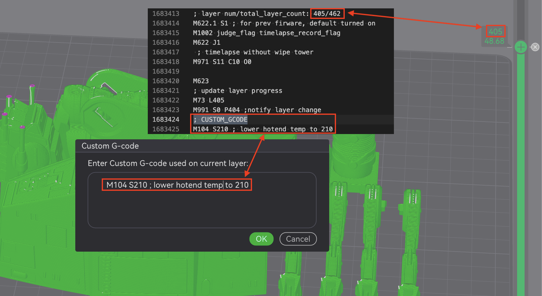 Add Custom G Code On Layer Show The Last Custom Gcode On Every Layer 0044
