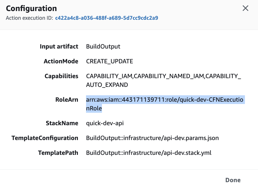 Could Not Deploy Via Codepipeline Customresource Attribute Error 8533
