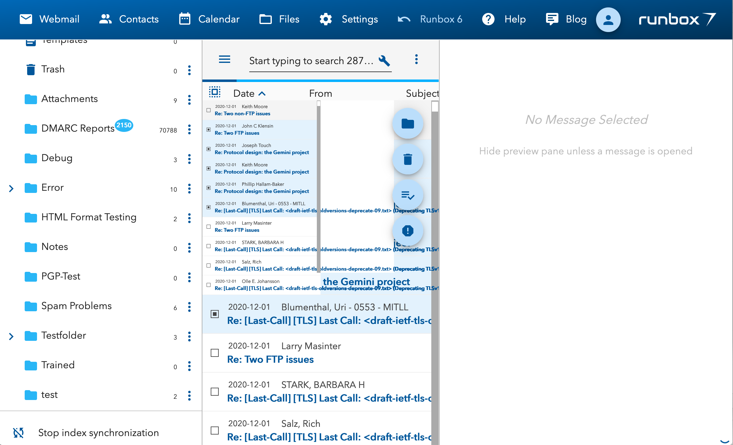 Wrapped message list renders incorrectly · Issue #852 · runbox/runbox7 · GitHub