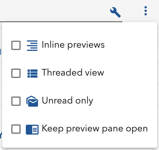 Always show message view options · Issue #1078 · runbox/runbox7 · GitHub