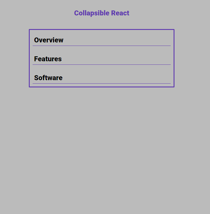 GitHub - TORRESDESIGN/React-Collapsible: Created React App from scratch ...