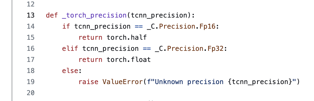 How to use precision FP16 in Pytorch extension? · Issue #118 · NVlabs/tiny-cuda-nn · GitHub