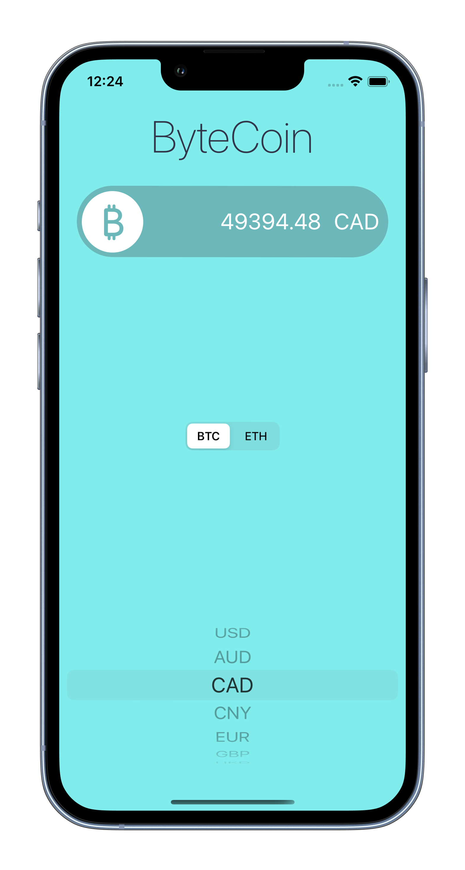 GitHub - justintsai/ByteCoin: A simple cryptocurrency iOS app for ...