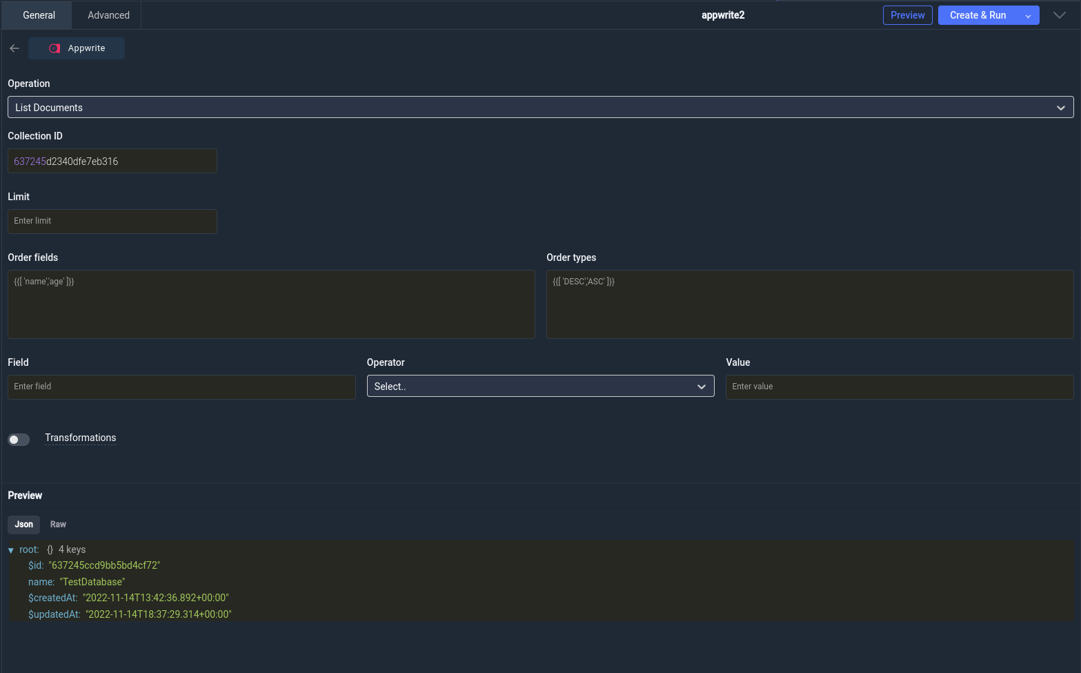 AppWrite source does not list documents · Issue #4764 · ToolJet/ToolJet · GitHub