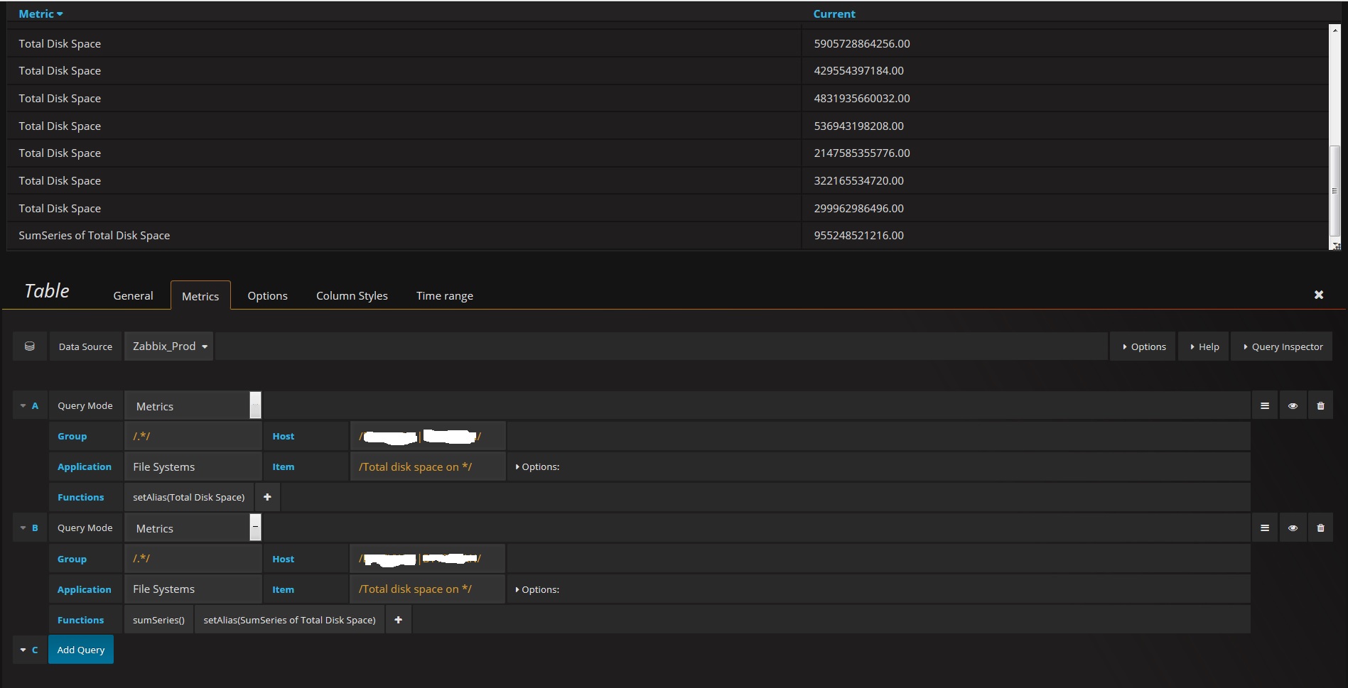 Wrong results for Aggregations using sumSeries · Issue #511 · grafana/grafana-zabbix · GitHub