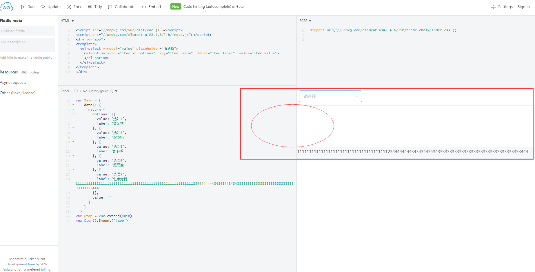 [Feature Request] select component's items size · Issue #12511 · ElemeFE/element · GitHub