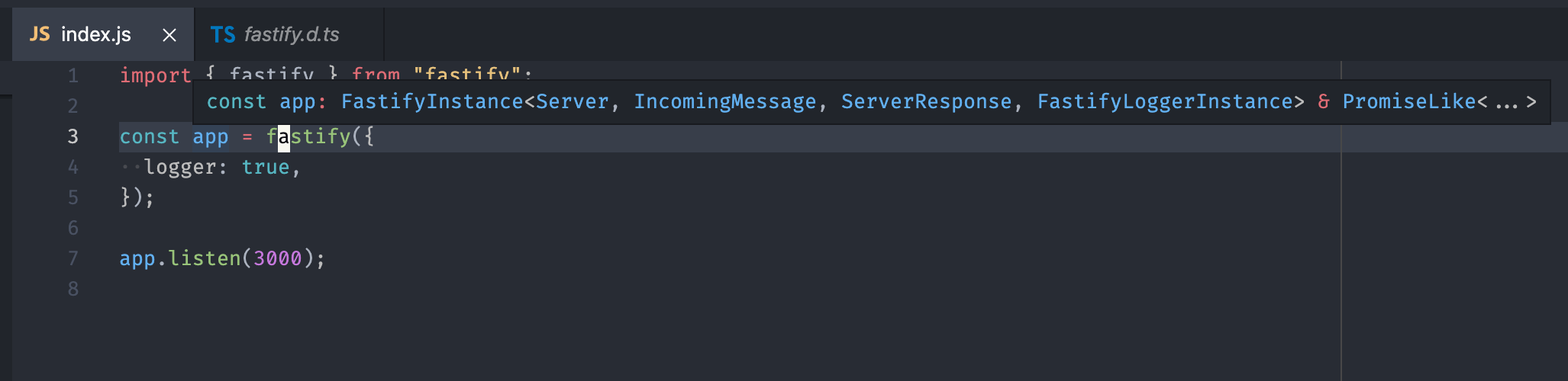 Fastify Instance has `any` value · Issue #2833 · fastify/fastify · GitHub Fastify Instance has `any` value · Issue #2833 · fastify/fastify · GitHub