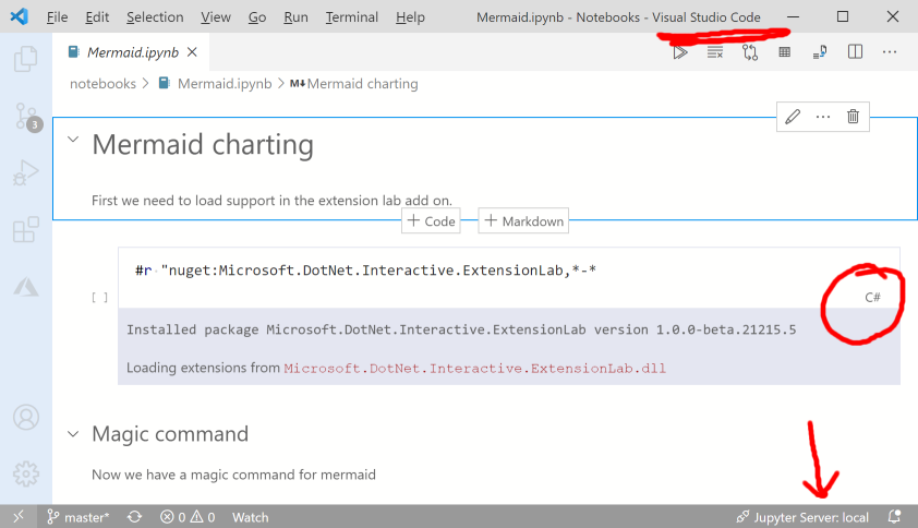 Native Notebooks Language Set Not Maintained · Issue 1309 · Dotnetinteractive · Github